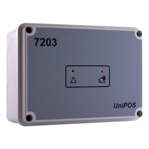Addressable command module - 3 inputs, 6 outputs - UNIPOS FD7203 - Rovision